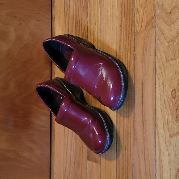 b.o.c. | Shoes | Born Concept Boc Red Patent Faux Leather Loafer Clog ...